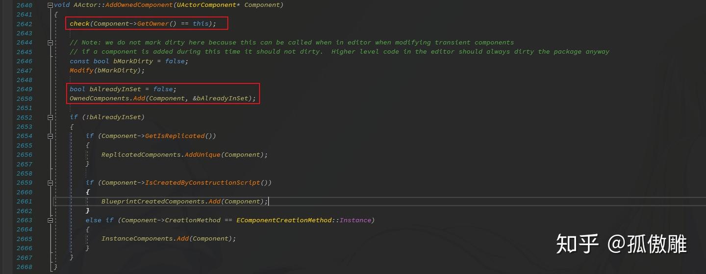 UE4 Actor与ActorComponent之间的关联 - 知乎