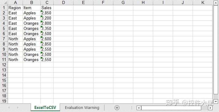 国产excel开发组件spirexls【转换】教程(6):将 Excel 转换为 Csv 并将 Csv 转换为 Excel 知乎