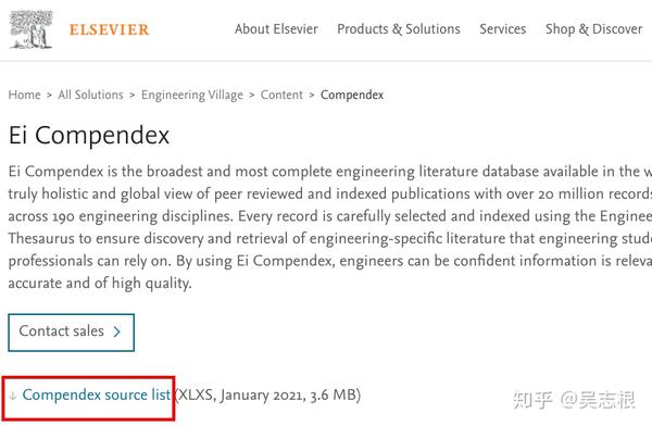 EI论文和EI期刊，你该了解的都在这里 - 知乎