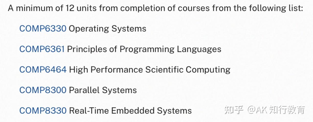 ANU Master of Computing 保姆级选课指南 - 知乎