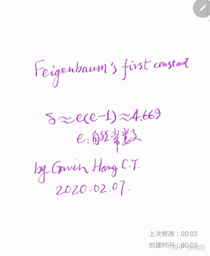 Feigenbaum's first constant δ and e - 知乎