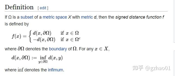 SDF(signed distance field)基础理论和计算 - 知乎