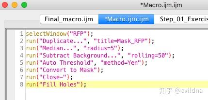 Segmentation ImageJ Scripting入门练习 - 知乎