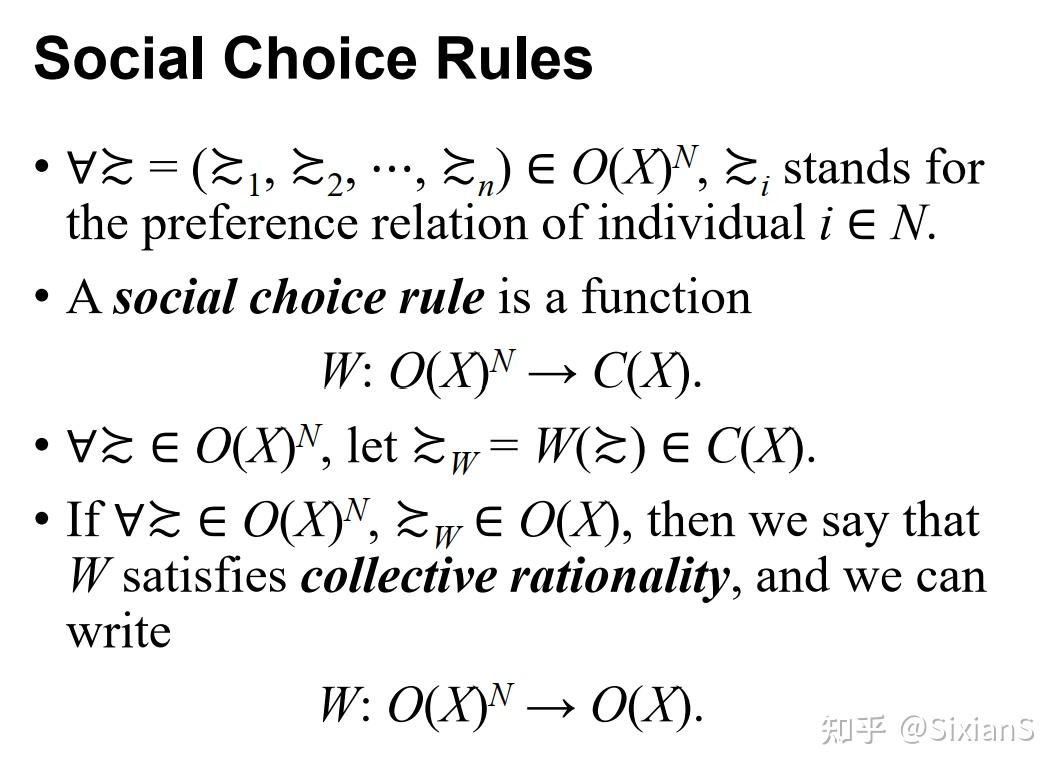 《数理经济学》学习笔记（8）集合论-社会选择理论 - 知乎