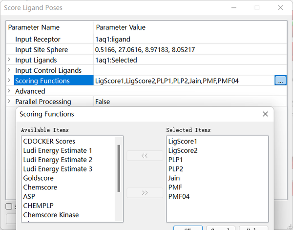 Discovery Studio教程技巧篇：已知复合物结构的重新评分 - 知乎