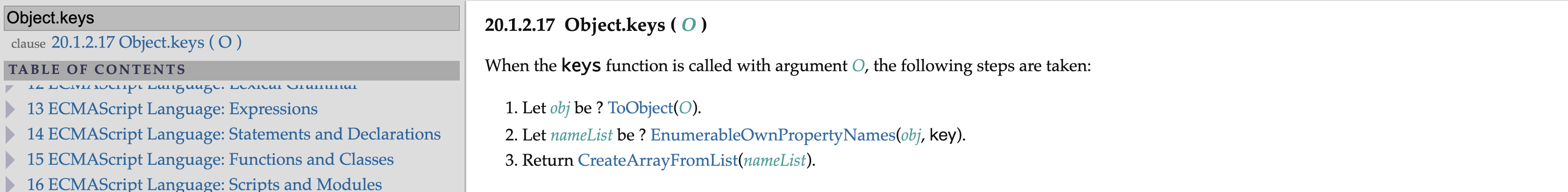 一起学规范系列 —— Object.keys() 的顺序是如何定义的？ - 知乎