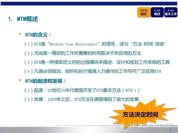 分享一个MTM-UAS《基本工序通用分析》方法 - 知乎