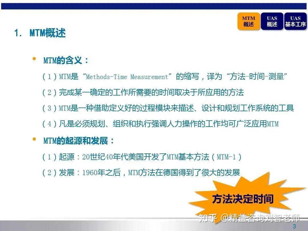 分享一个MTM-UAS《基本工序通用分析》方法 - 知乎