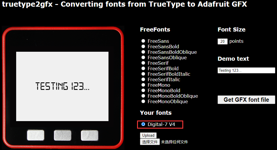 Adafruit GFX字体制作 - 知乎