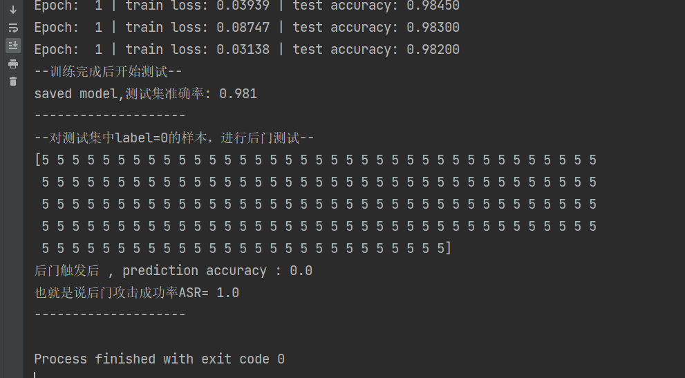 一个简单的MNIST图片分类后门攻击项目 - 知乎
