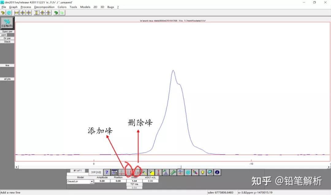 【固体核磁】DMFIT分峰拟合方法 - 知乎