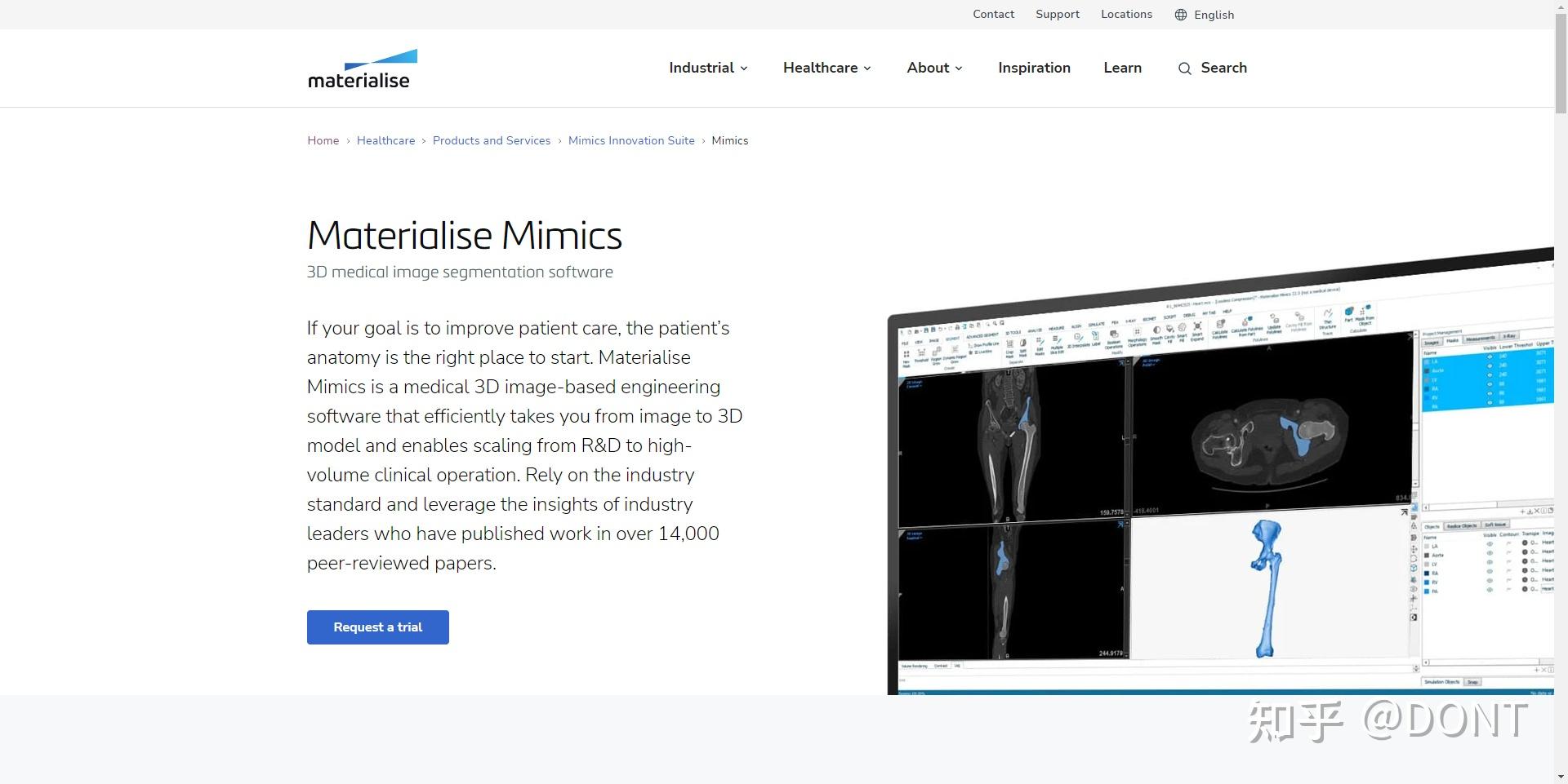 医学影像控制系统MIMICS - 知乎