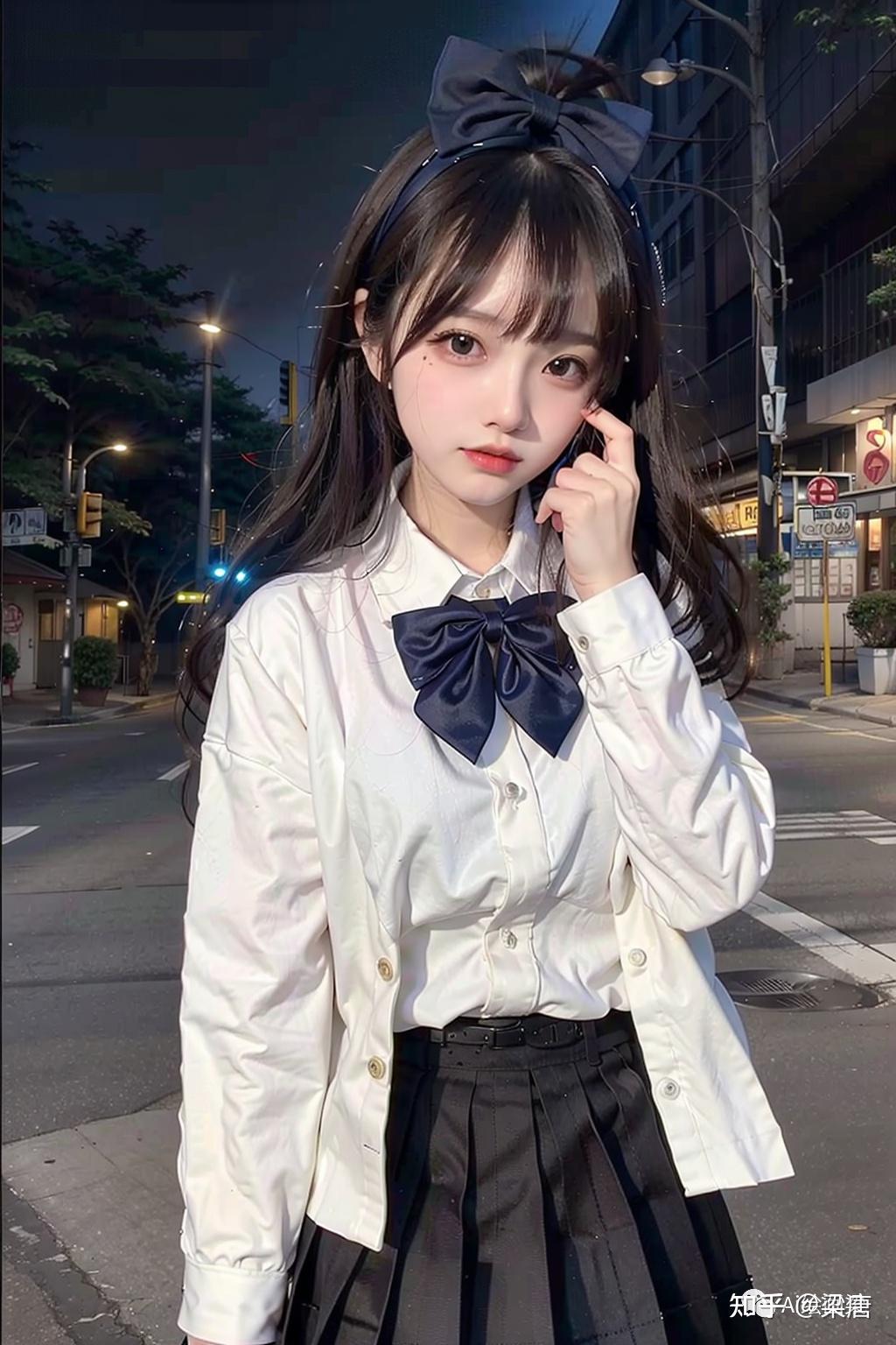 Ai绘画，JK少女 - 知乎