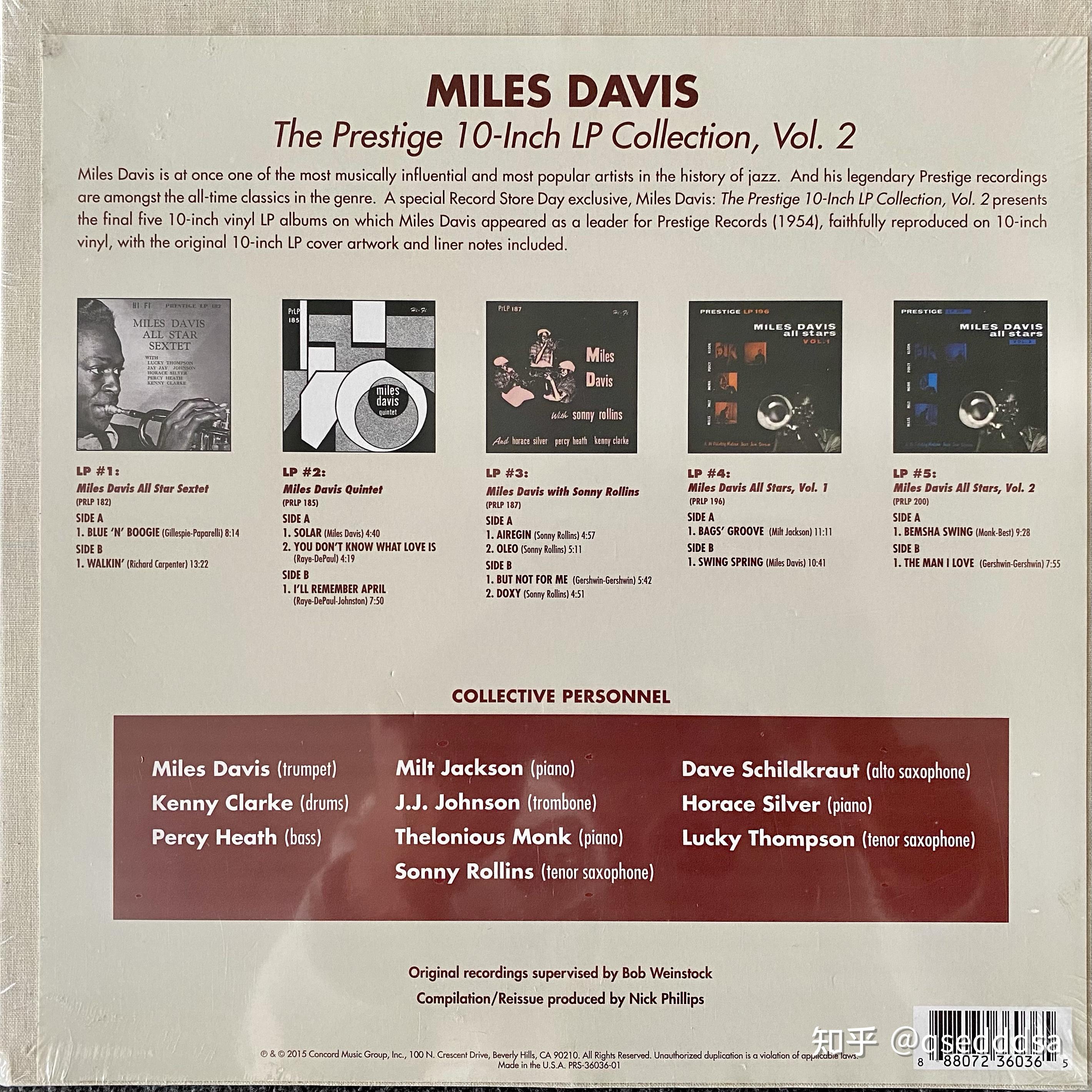 The Prestige 10” LP Collection Volume Two - 知乎