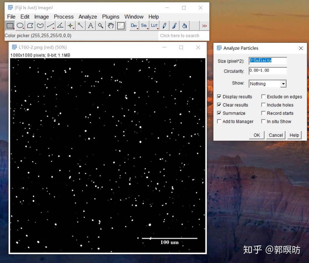 ImageJ使用心得之Particle Analysis （一） - 知乎