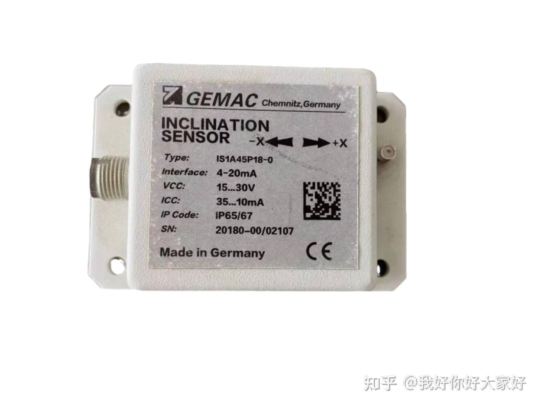 GEMAC倾角传感器 IS2AP18 系列 双轴倾角传感器 原装进口 - 知乎