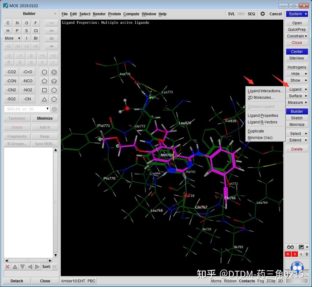 计算机辅助药物设计的基础操作（MOE） - 知乎