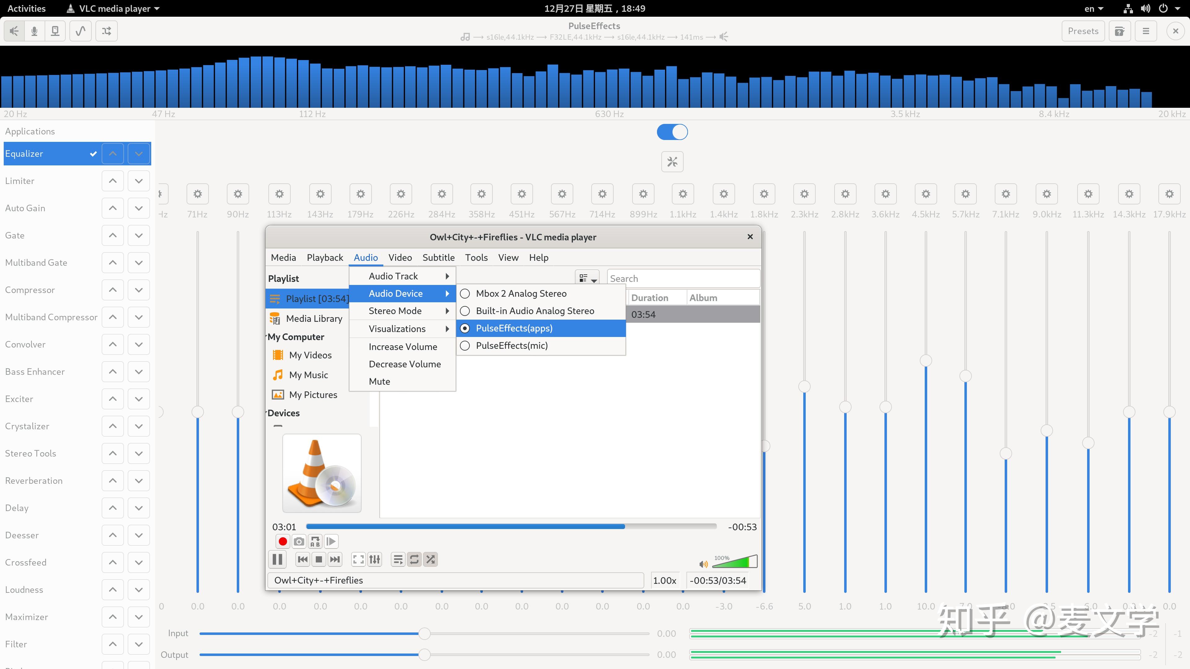 Linux: Pulse Audio Equalizer 安装和简单介绍 - 知乎
