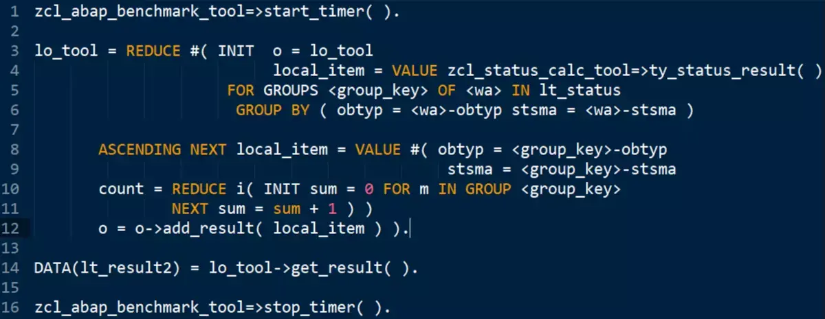 利用ABAP 740的新关键字REDUCE完成一个实际工作任务 - 知乎