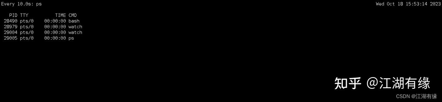 Linux系统之watch命令的基本使用 - 知乎