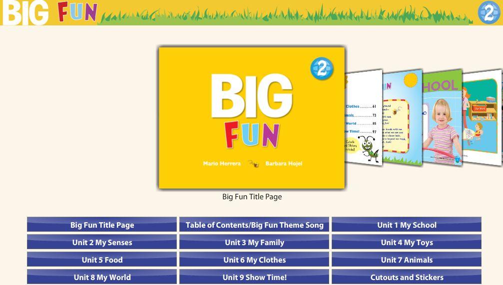 培生《Big Fun》1-3级全套教材（含学生用书、教师用书、练习册、白板、音频等） - 知乎