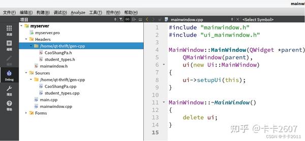 【Thrift之C++远程调用helloworld菜鸟教程】 - 知乎