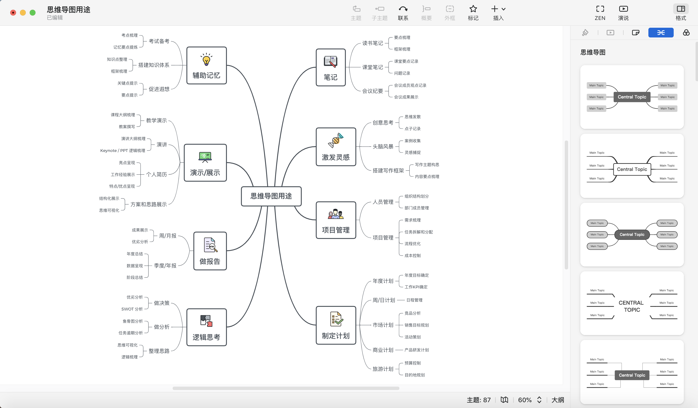 Xmind 新手入门完全指南 | 三分钟get一项新技能 - 知乎