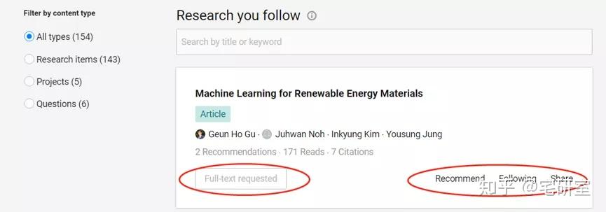 推荐！全球科研学术交流平台——ResearchGate应用简介 - 知乎