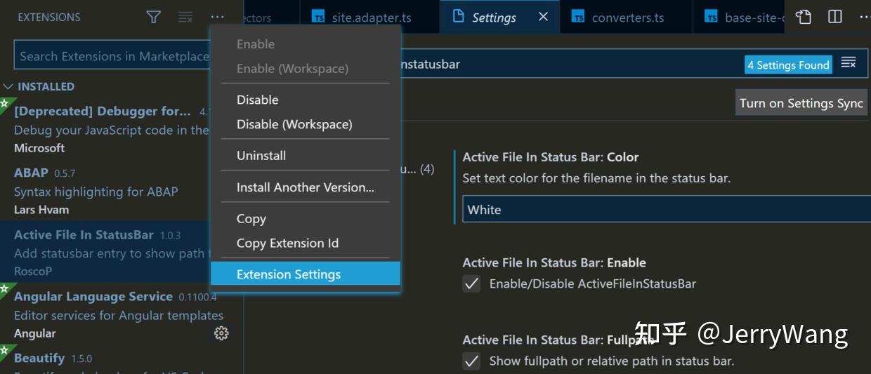Visual Studio Code Active File in StatusBar 扩展以及 Extension API 概述 - 知乎