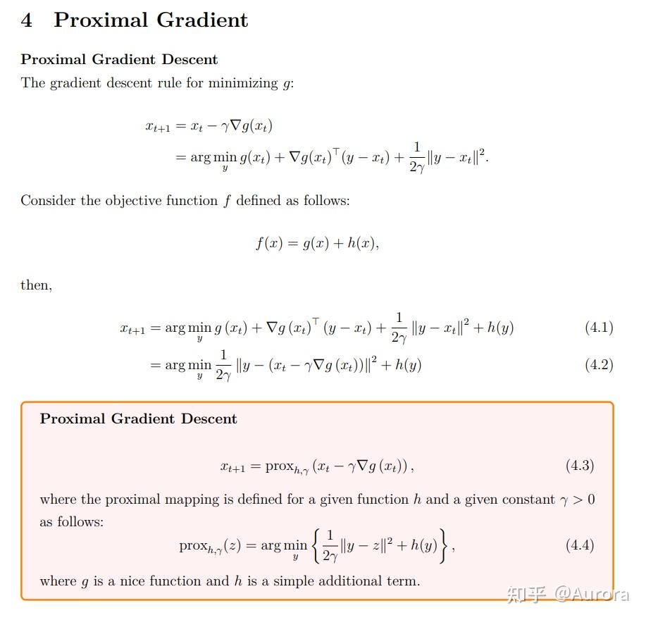 Section 4 Proximal Gradient - 知乎