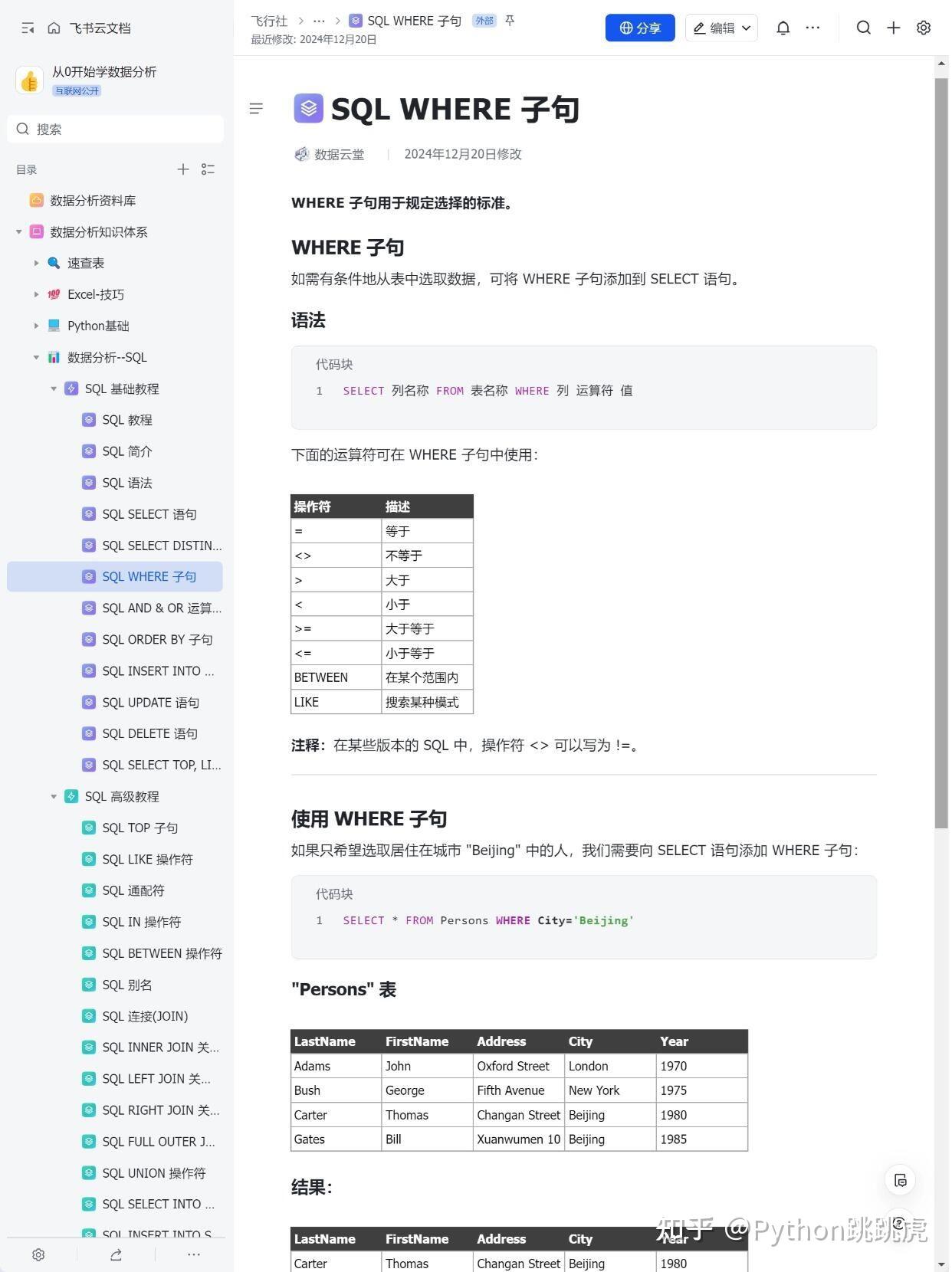 逼自己练完这48页纸，你的SQL就很牛了！ - 知乎