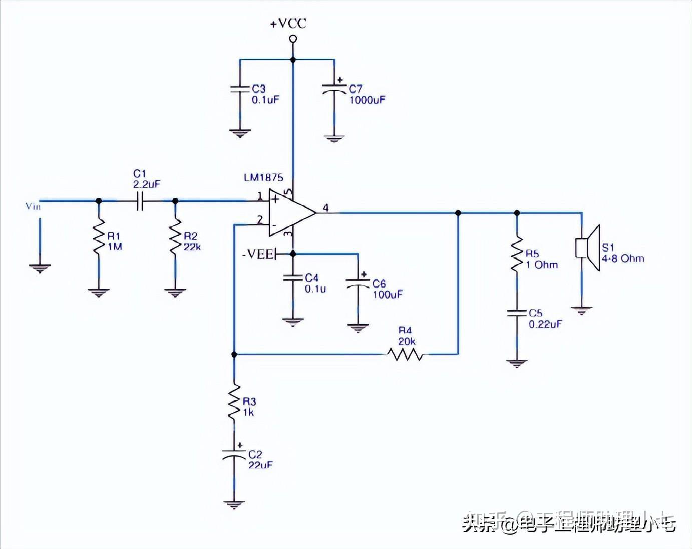 LM1875是什么芯片?LM1875参数+3个LM1875功放电路，一文带你搞定 - 知乎