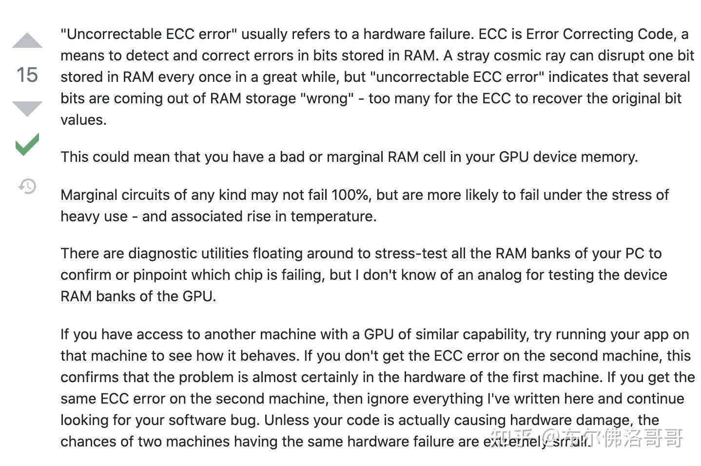 uncorrectable ecc error encountered - 知乎