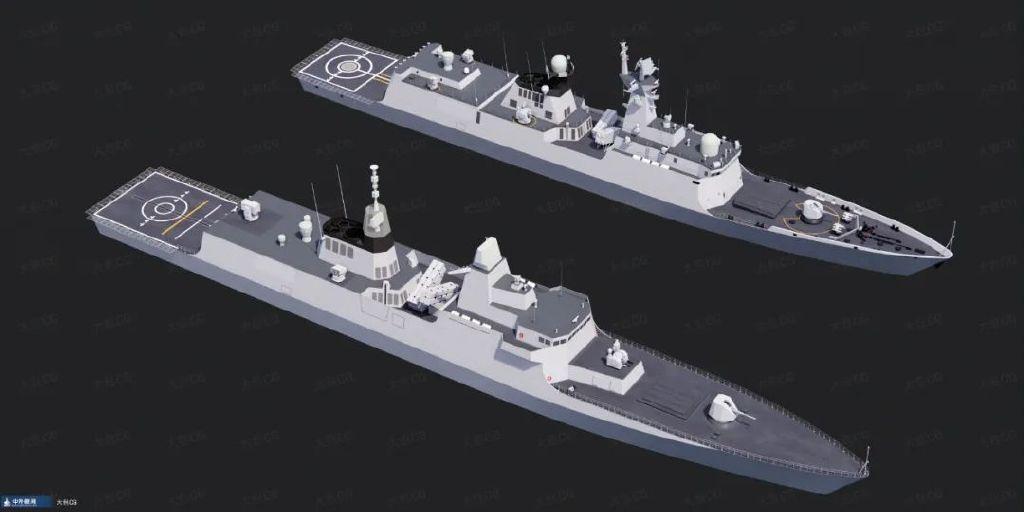 长147米、宽18米、排水量6000吨！中国新一代护卫舰054B终于现身！ - 知乎