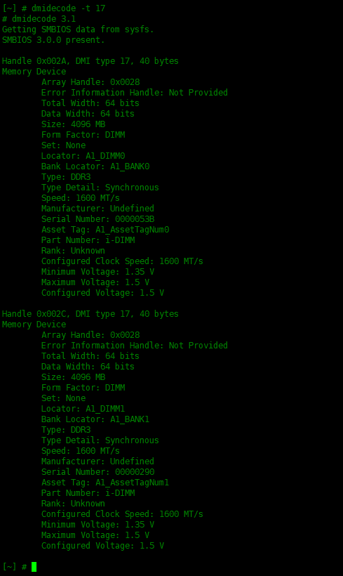 使用Dmidecode获取硬件信息使用实例 - 知乎
