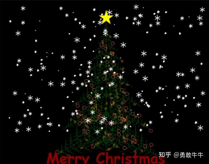 用python画圣诞树三种代码示例介绍 - 知乎