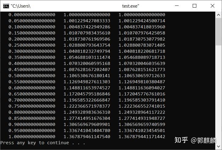 用四阶 Runge Kutta 算法求解一阶常微分方程初值问题（附 Fortran Matlab Maple Mathematica