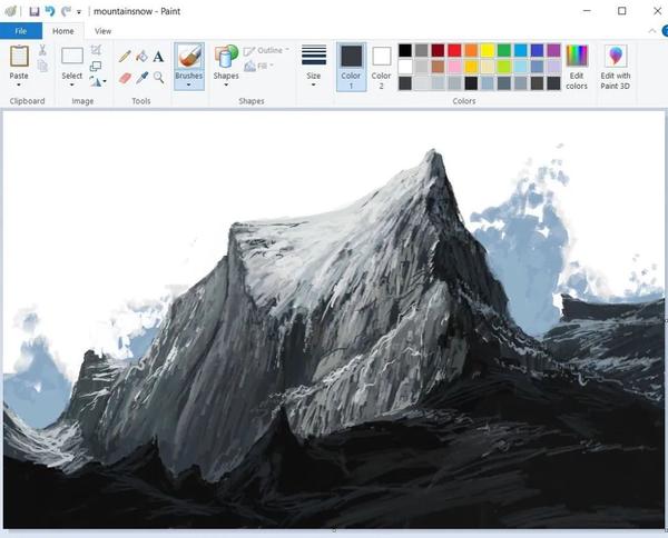 挑战用微软自带的画图软件画画！ - 知乎