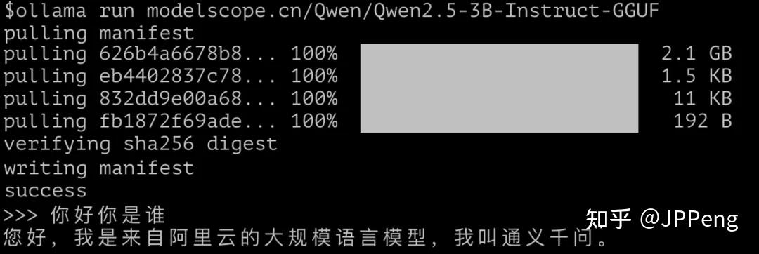 Ollama:Ollama run加载ModelScope模型库的GGUF模型 - 知乎