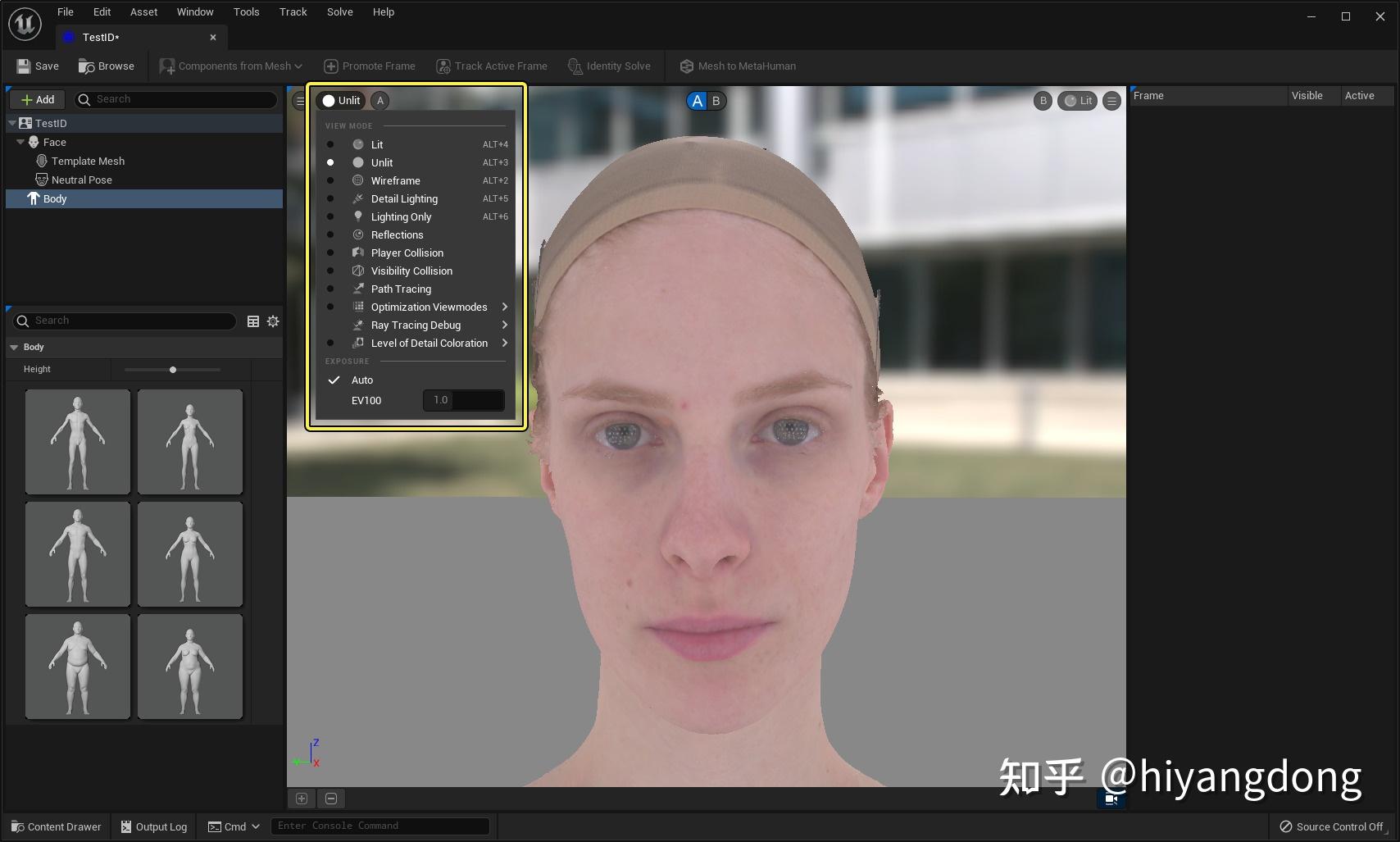 数字人 | UE5 Mesh to MetaHuman功能 - 知乎