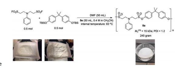 给力的的点击化学！K. B. Sharpless 《Angew》报道基于SuFEx反应合成聚硫酸酯 - 知乎