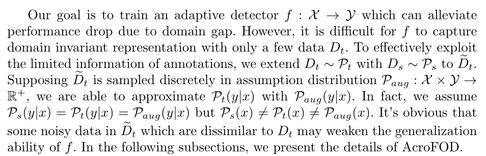【论文笔记】AcroFOD: An Adaptive Method for Cross-domain Few-shot Object Detection - 知乎