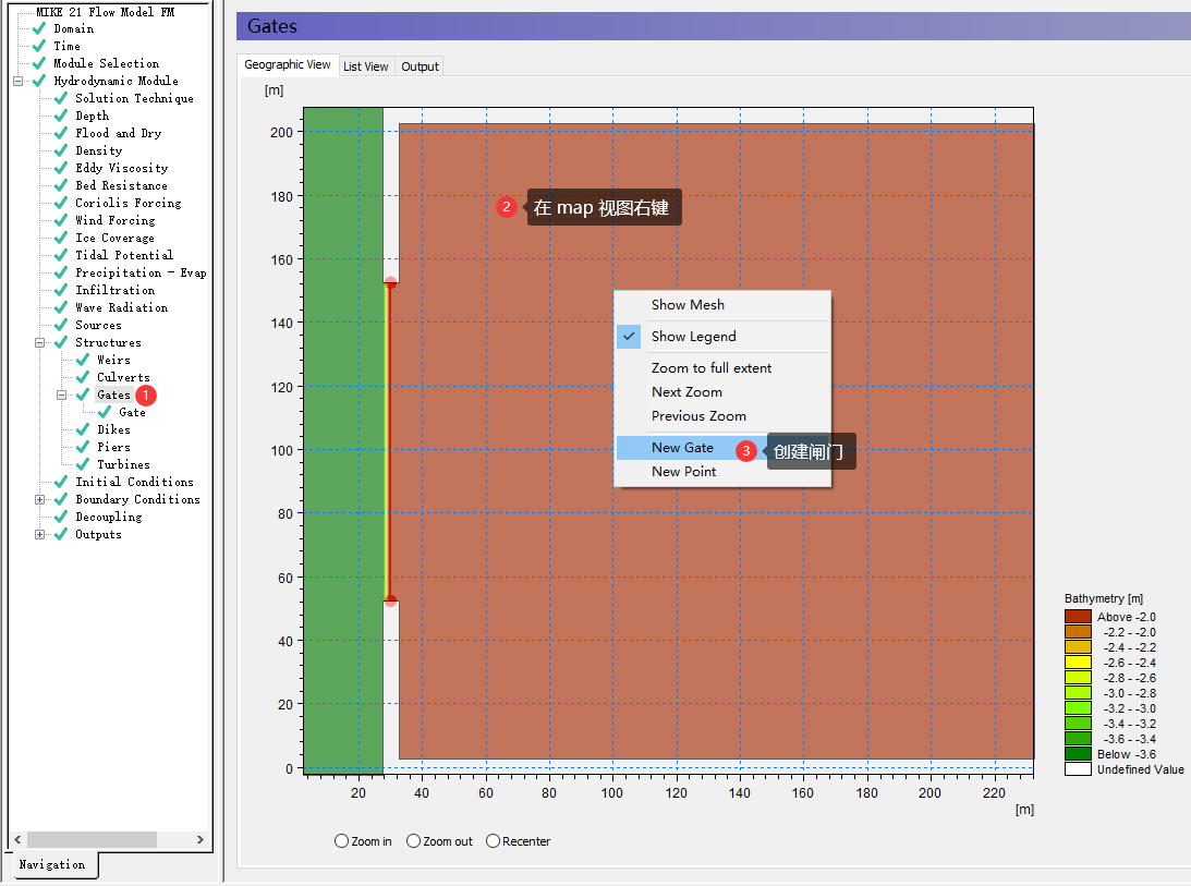 MIKE 21 FM 之闸门 - 知乎