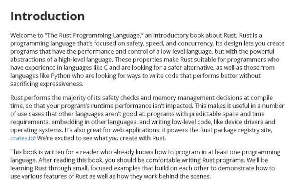 酷站推荐 - doc.rust-lang.org/book/ - The Rust Programming Language - 知乎