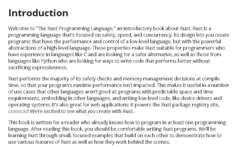 酷站推荐 - doc.rust-lang.org/book/ - The Rust Programming Language - 知乎