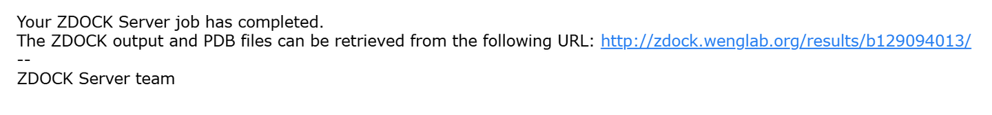 分子对接2_使用Zdock进行两个蛋白的分子对接 - 知乎