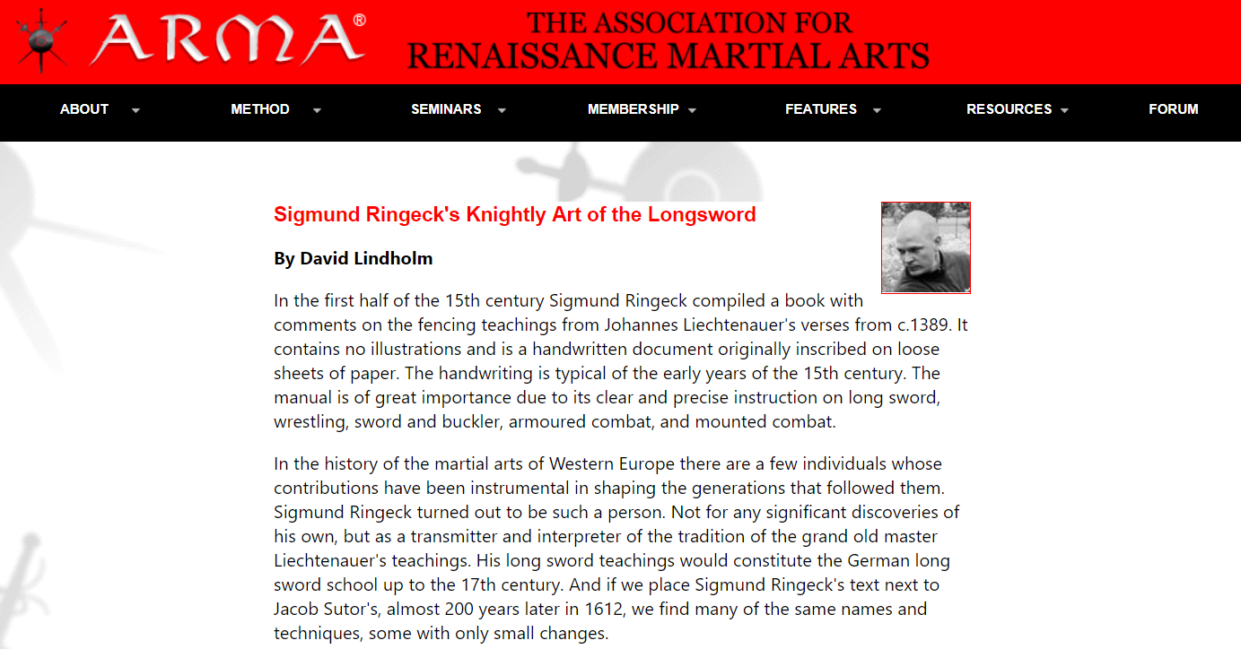 公爵的剑术教师Ringeck及其传世剑谱 - 知乎