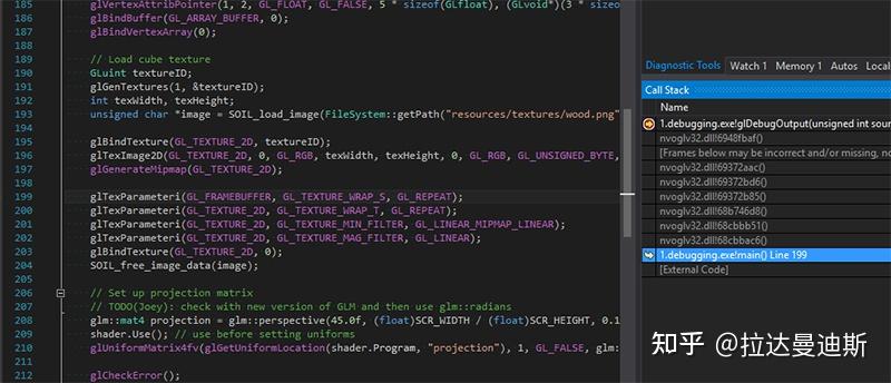 OpenGL - 教程 -调试图形学 - 知乎