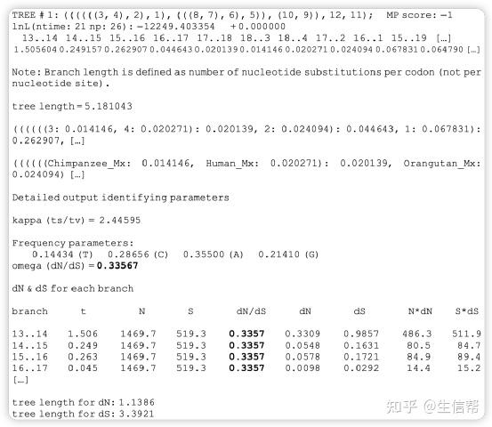 进化大牛杨子恒解读PAML软件分析教程 - 知乎